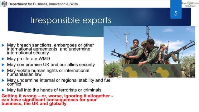 UK Export Controls Overview | PPTX