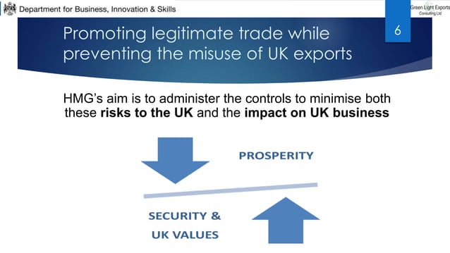 UK Export Controls Overview | PPTX