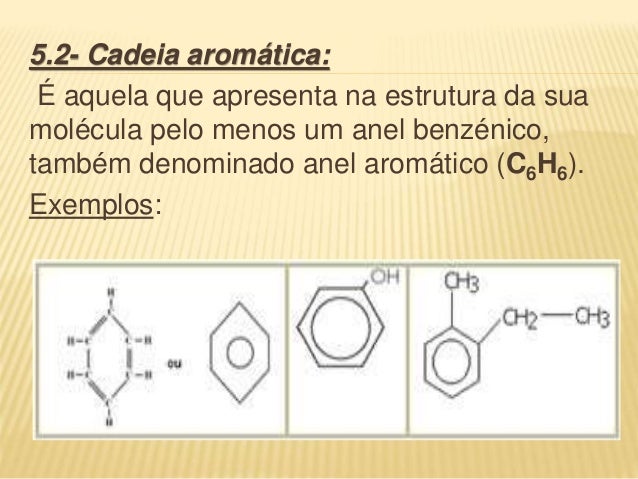 Estudo das cadeias carbonadas