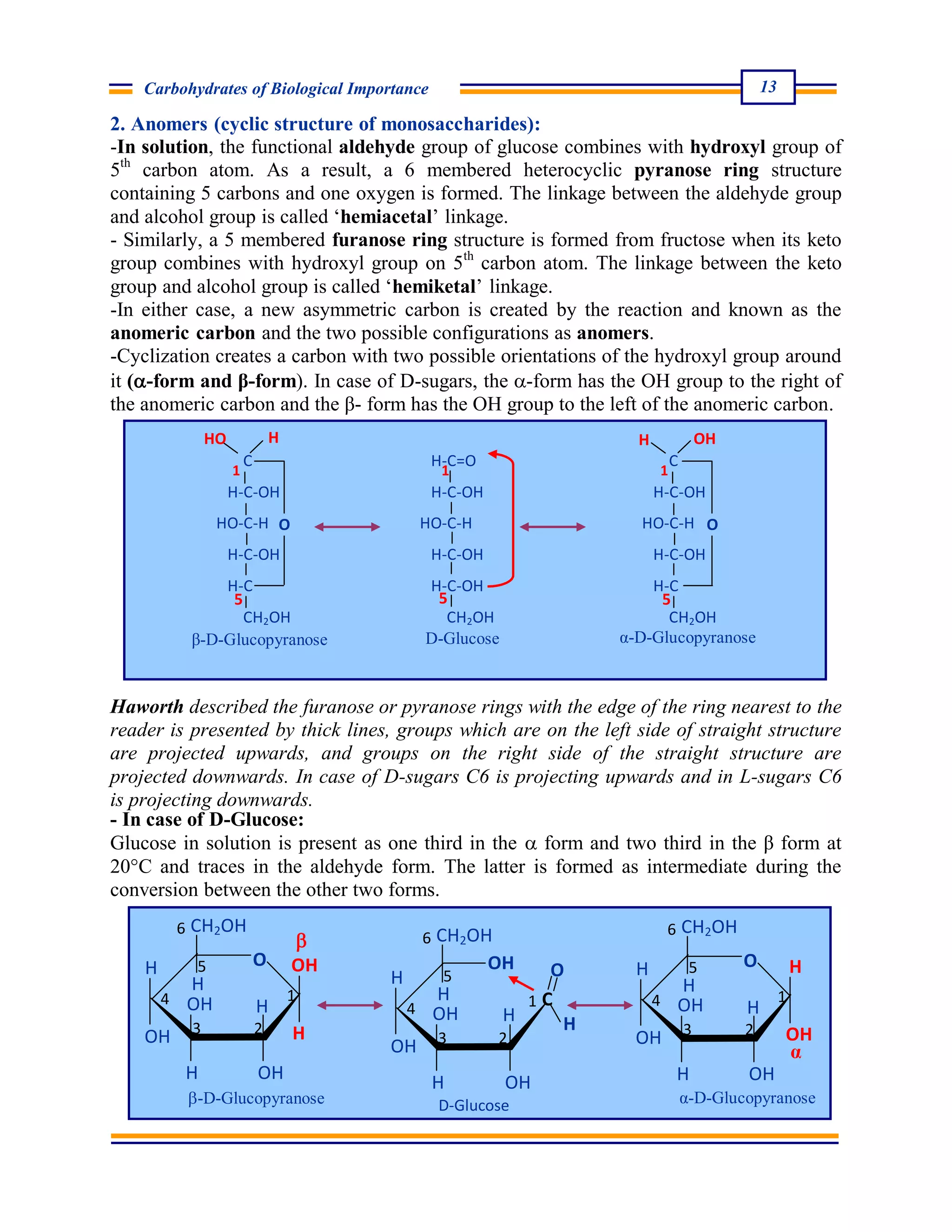 Carbohydrates notes | PDF