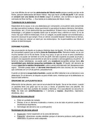 002 clase de medicina interna - atelectasia | PDF