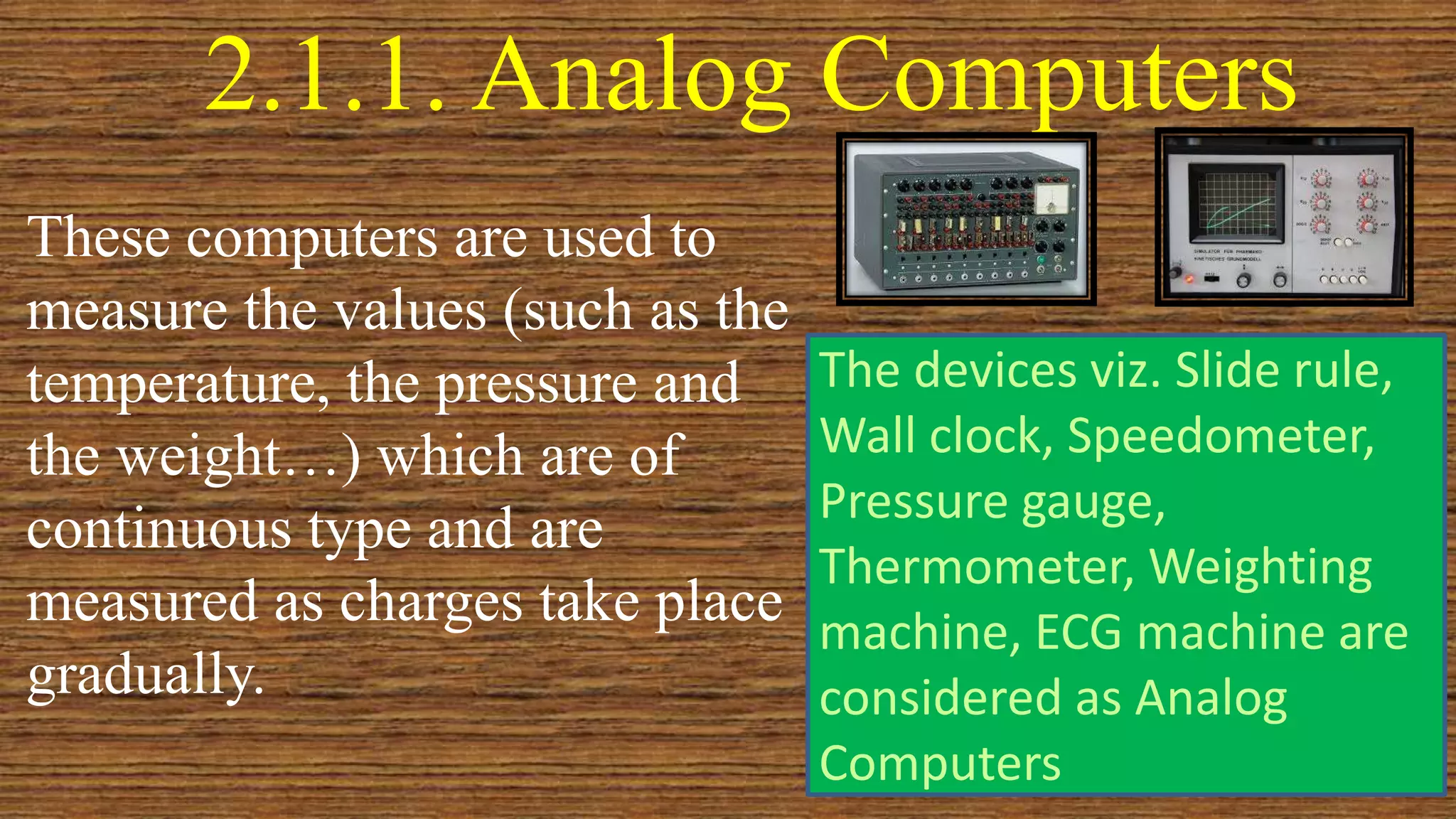 Classification of Computers | PPSX