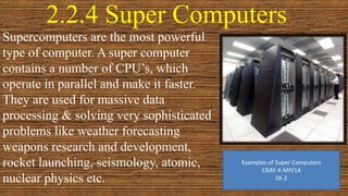 Classification of Computers | PPSX