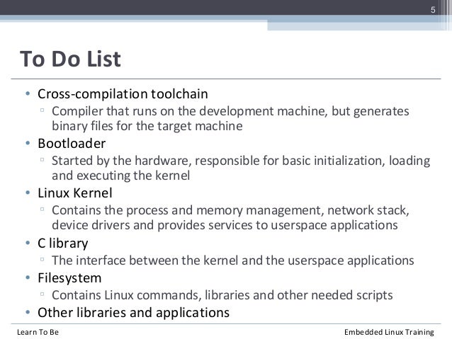 Building Embedded Linux