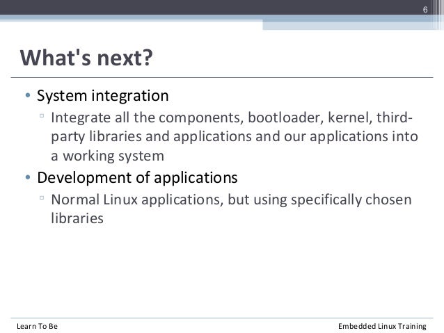 Building Embedded Linux
