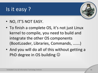 Building Embedded Linux Systems Introduction | PDF
