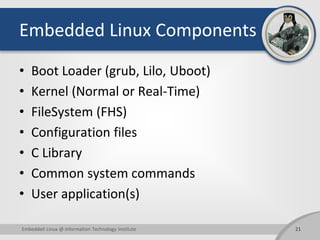 Building Embedded Linux Systems Introduction | PPT