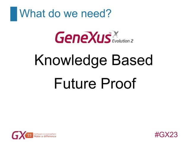 Genexus X Evolution 2 | PPT