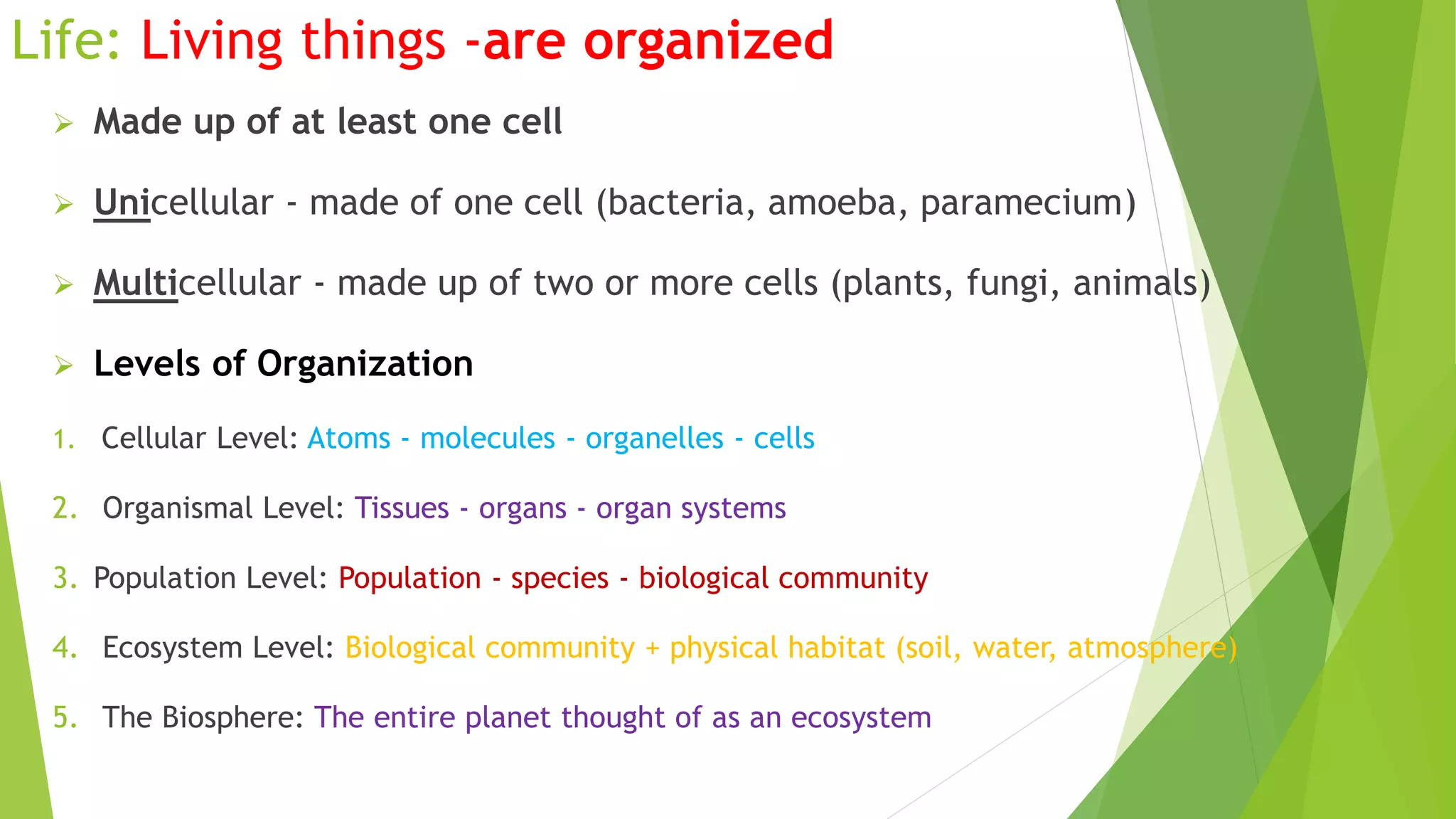 002 introduction to science, life & biology | PDF