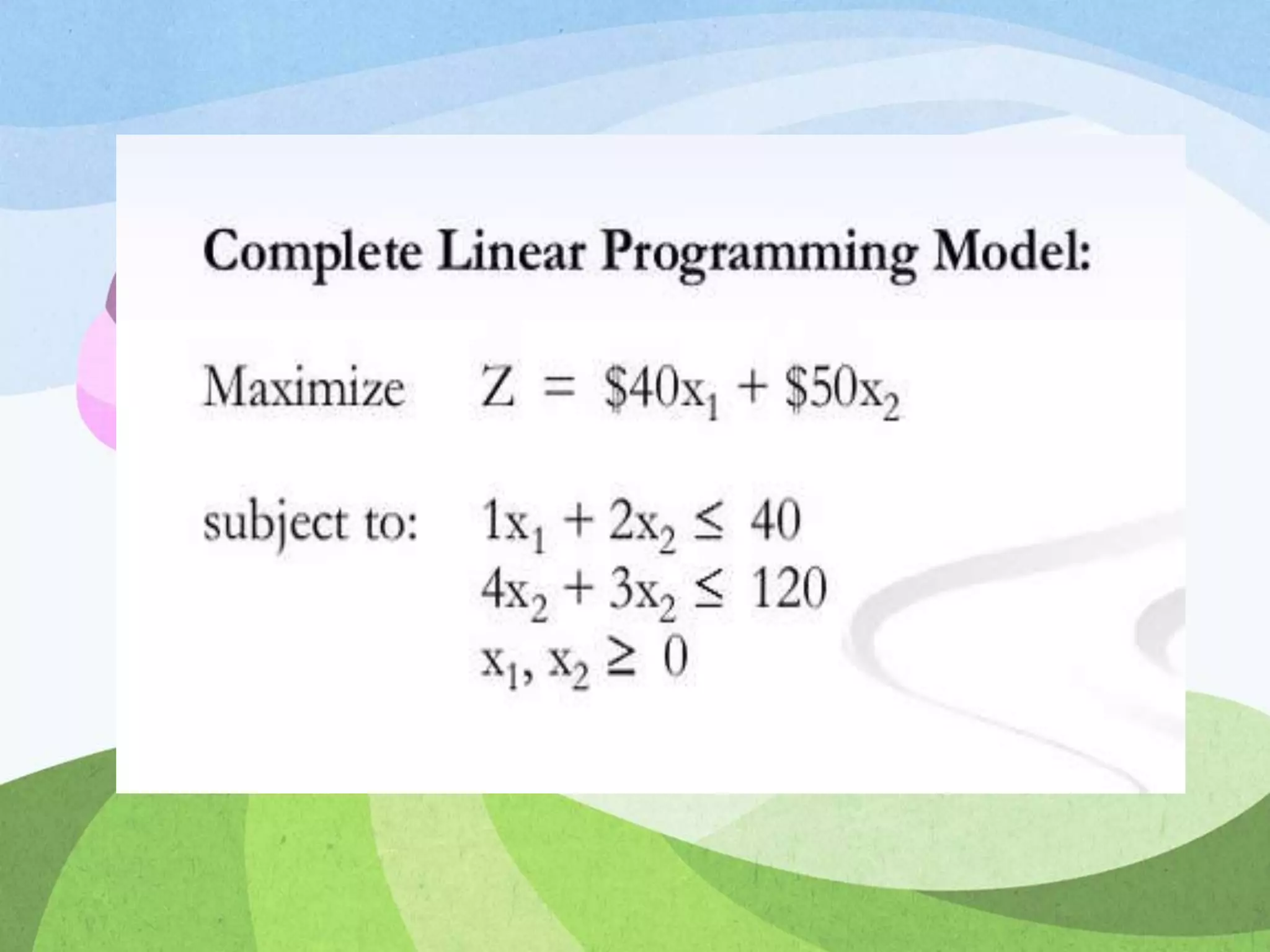 Introduction to Operations Research | PPTX