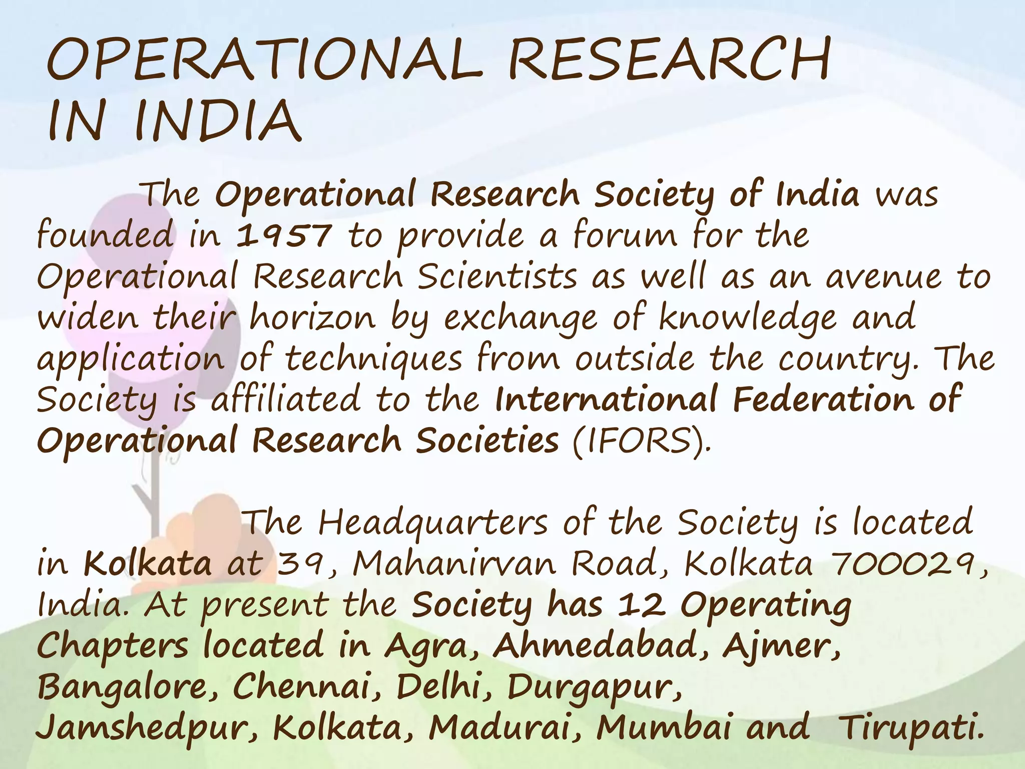 Introduction to Operations Research | PPTX