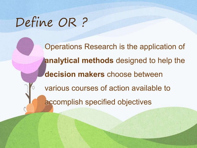 Introduction to Operations Research | PPTX | Science