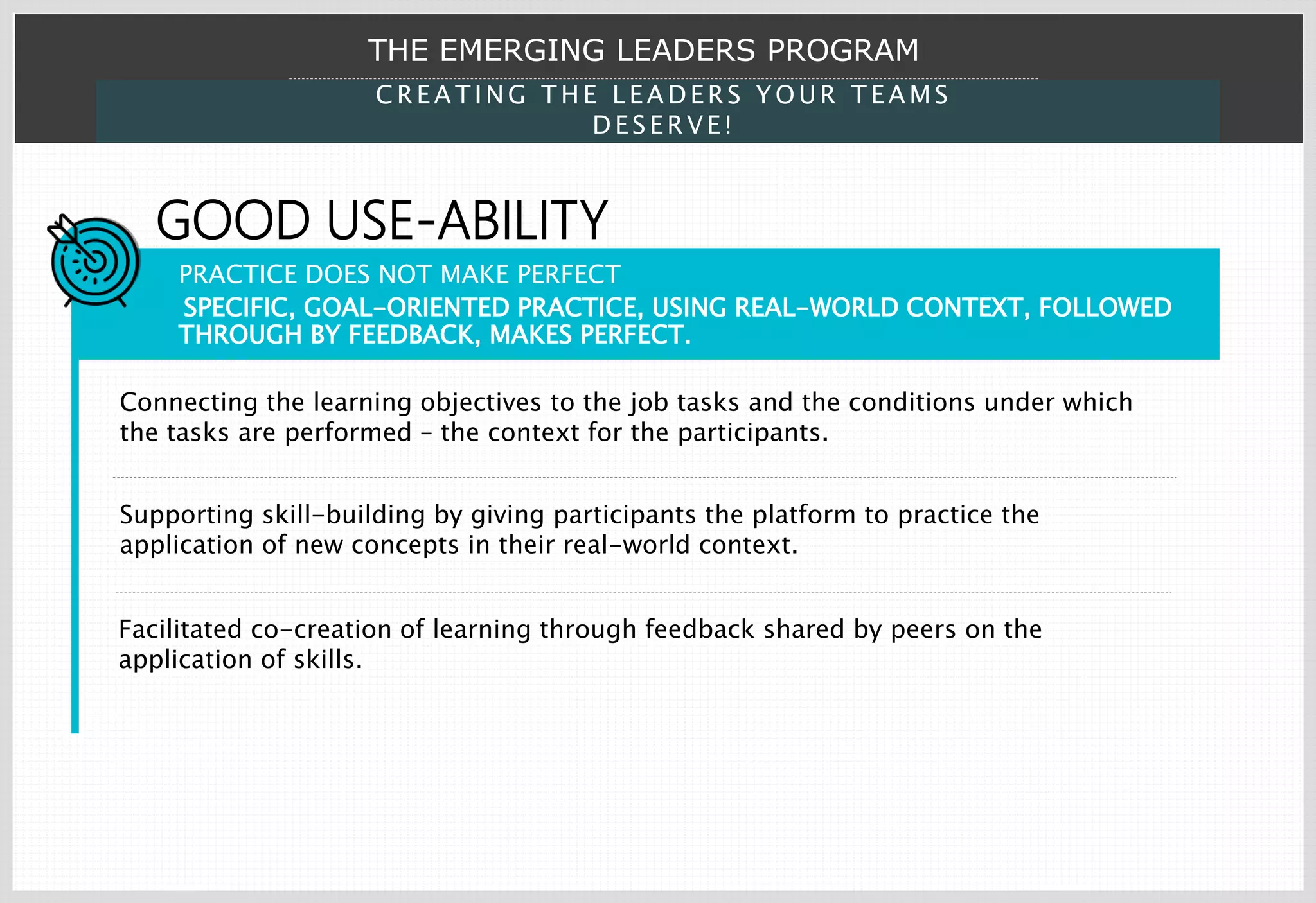 The Emerging Leaders Program | PPTX