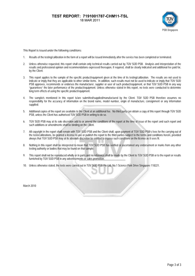 002 certificate - food contact certificate | PDF