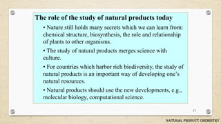 002 overview of contribution of natural product in new drug discovery | PPT