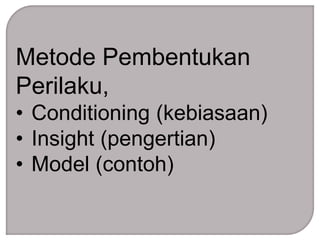 Konsep Perilaku Manusia | PPSX