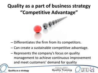 Quality and Strategy Summary | PPT