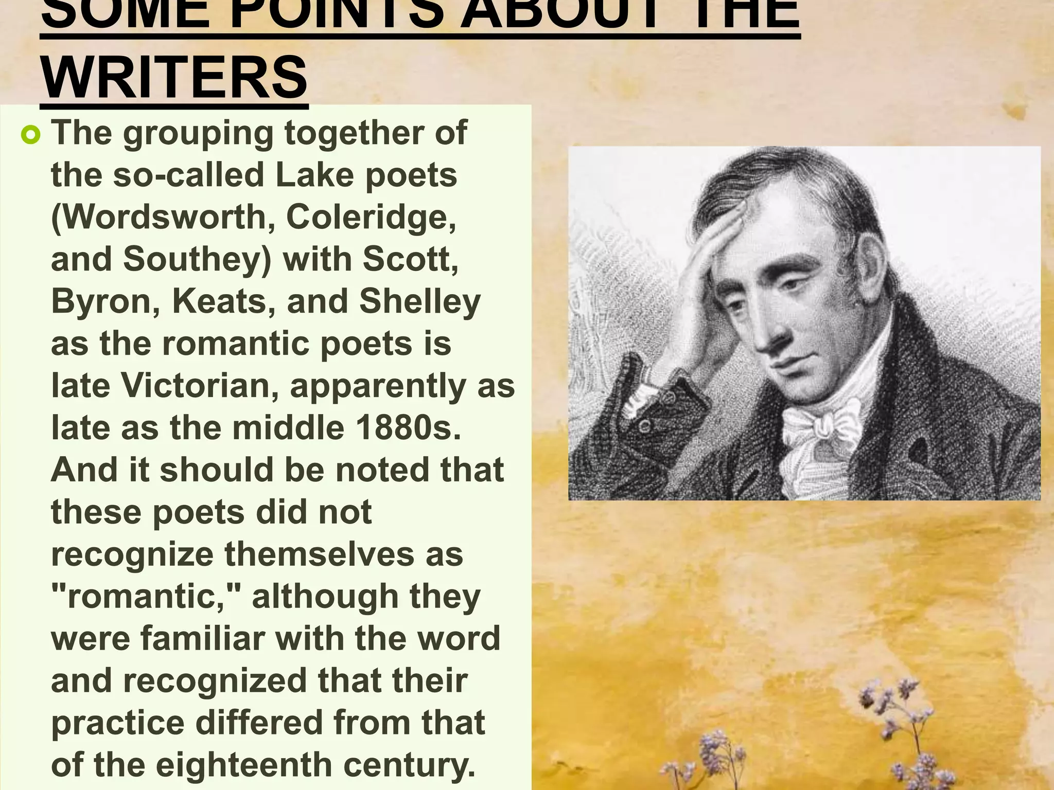 Romantic Age in English Literature | PPTX