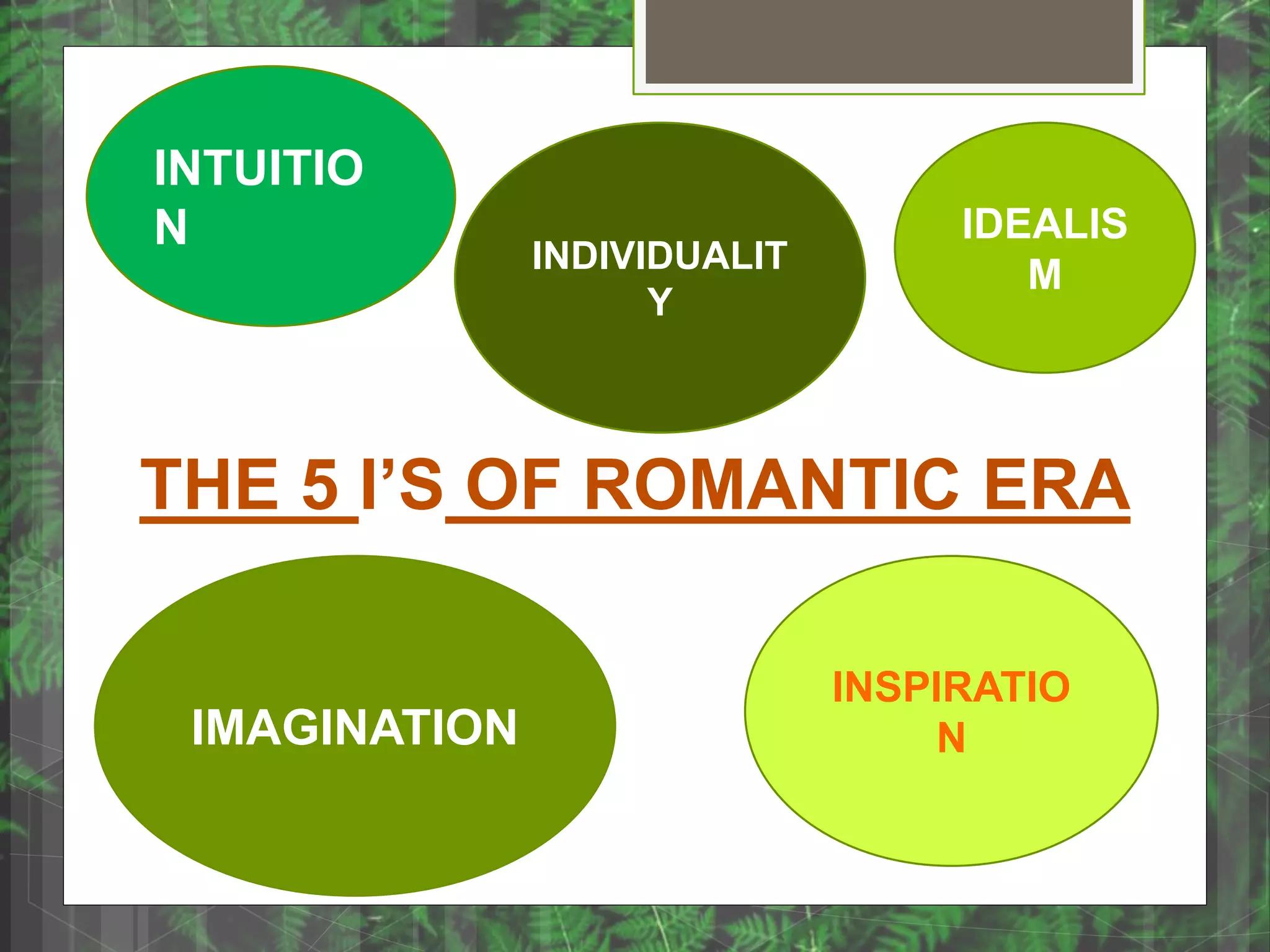 Romantic Age in English Literature | PPTX