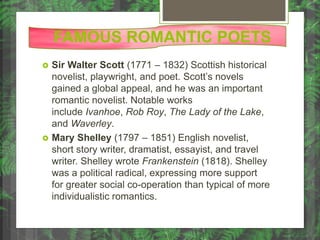 Romantic Age in English Literature | PPTX