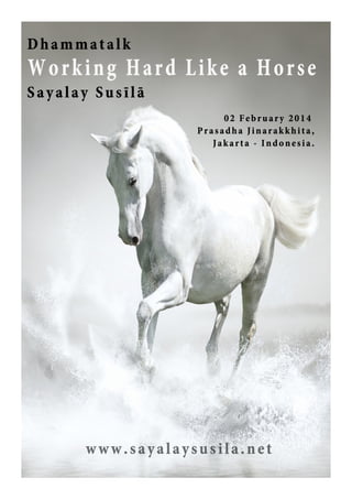 002 sayalay susila - working like a horse | PDF