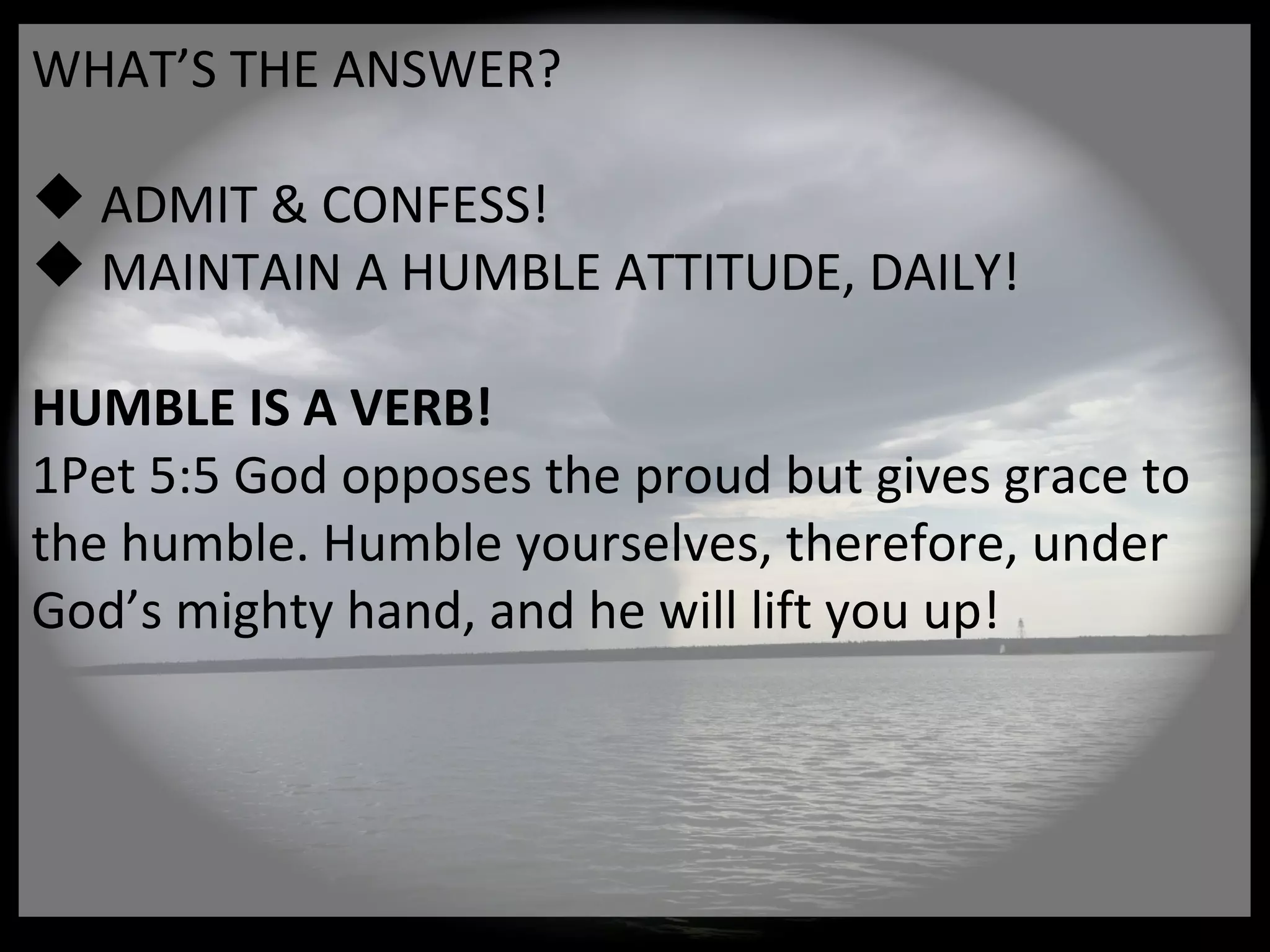 002 Seven Deadly Sins: pride vs humility | PPT