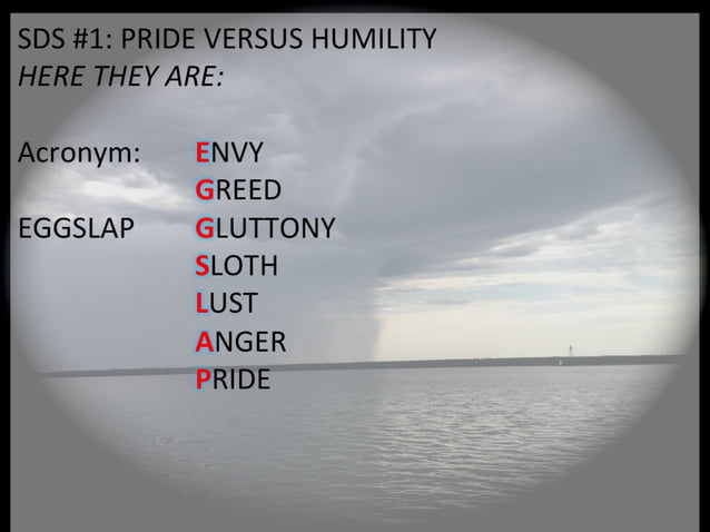 002 Seven Deadly Sins: pride vs humility | PPT