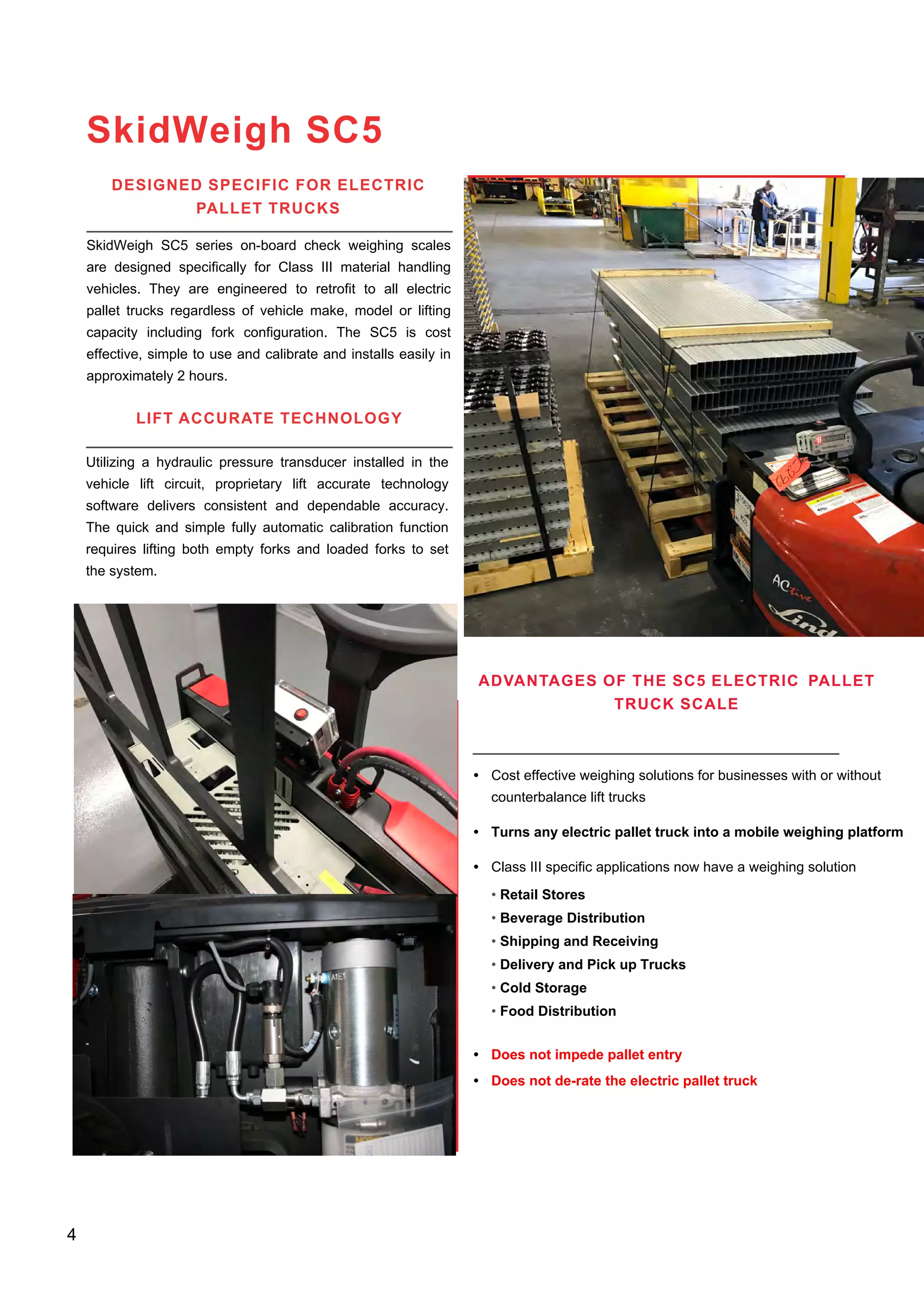 SkidWeigh Classic Series Forklift Weighing Scales | PDF