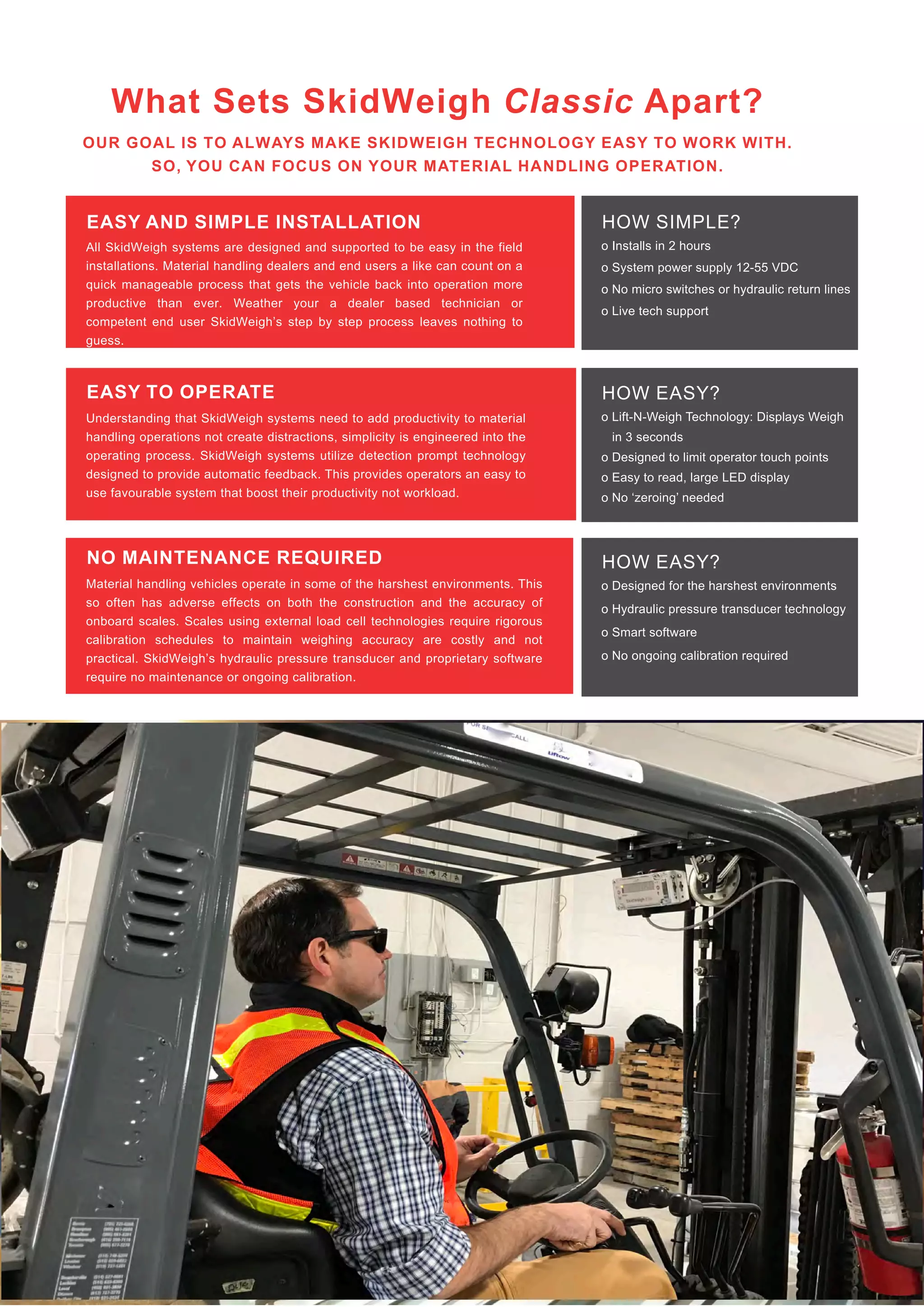 SkidWeigh Classic Series Forklift Weighing Scales | PDF
