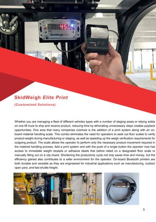 SkidWeigh Classic Series Forklift Weighing Scales | PDF