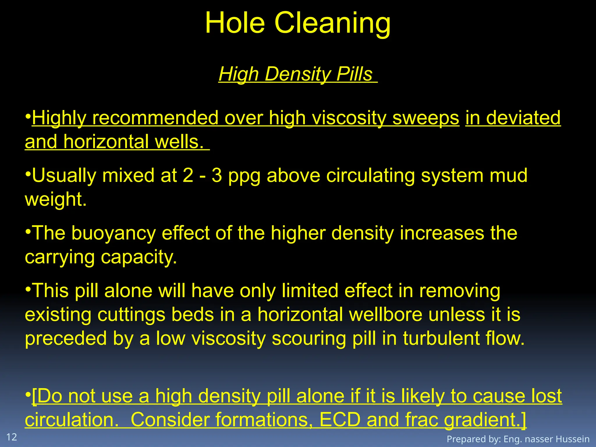 Stuck pipe prevention methods for Hole Cleaning | PPSX