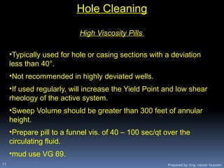 Stuck pipe prevention methods for Hole Cleaning | PPSX