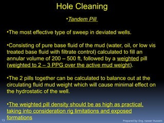 Stuck pipe prevention methods for Hole Cleaning | PPSX