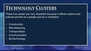 002 technology cluster | PPTX | Biological Sciences | Science