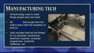 002 technology cluster | PPTX | Biological Sciences | Science