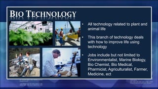 002 technology cluster | PPTX | Biological Sciences | Science