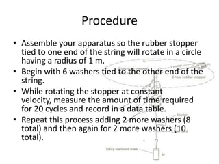 002 uniform circularmotionlab | PPT