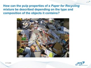 PfR Calculator - charaxterization of Paper for Recycling as a mixture ...