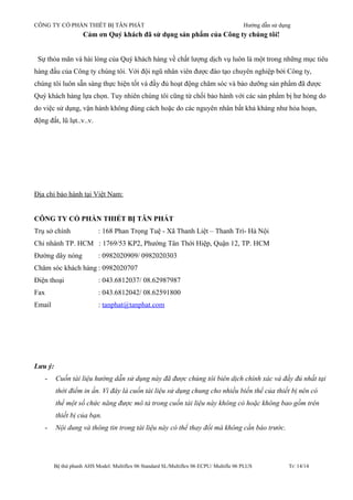 Thiết bị kiểm định ô tô - Thiết bị kiểm tra phanh, độ ồn, khí xả | DOC