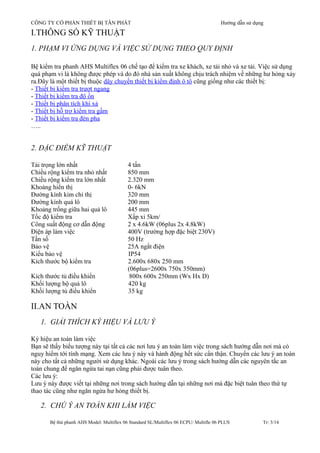 Thiết bị kiểm định ô tô - Thiết bị kiểm tra phanh, độ ồn, khí xả | DOC