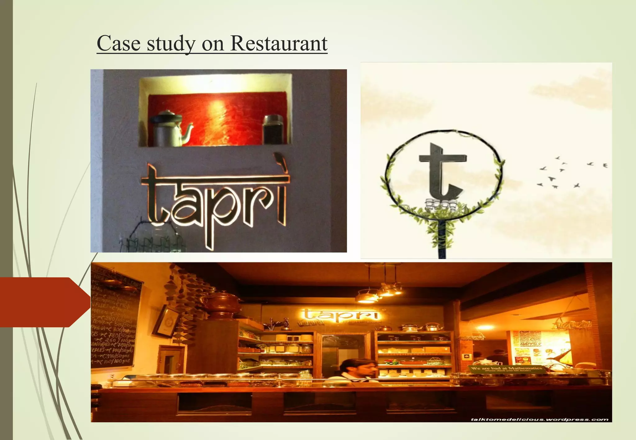 A Case Study Report at Restaurant | PDF