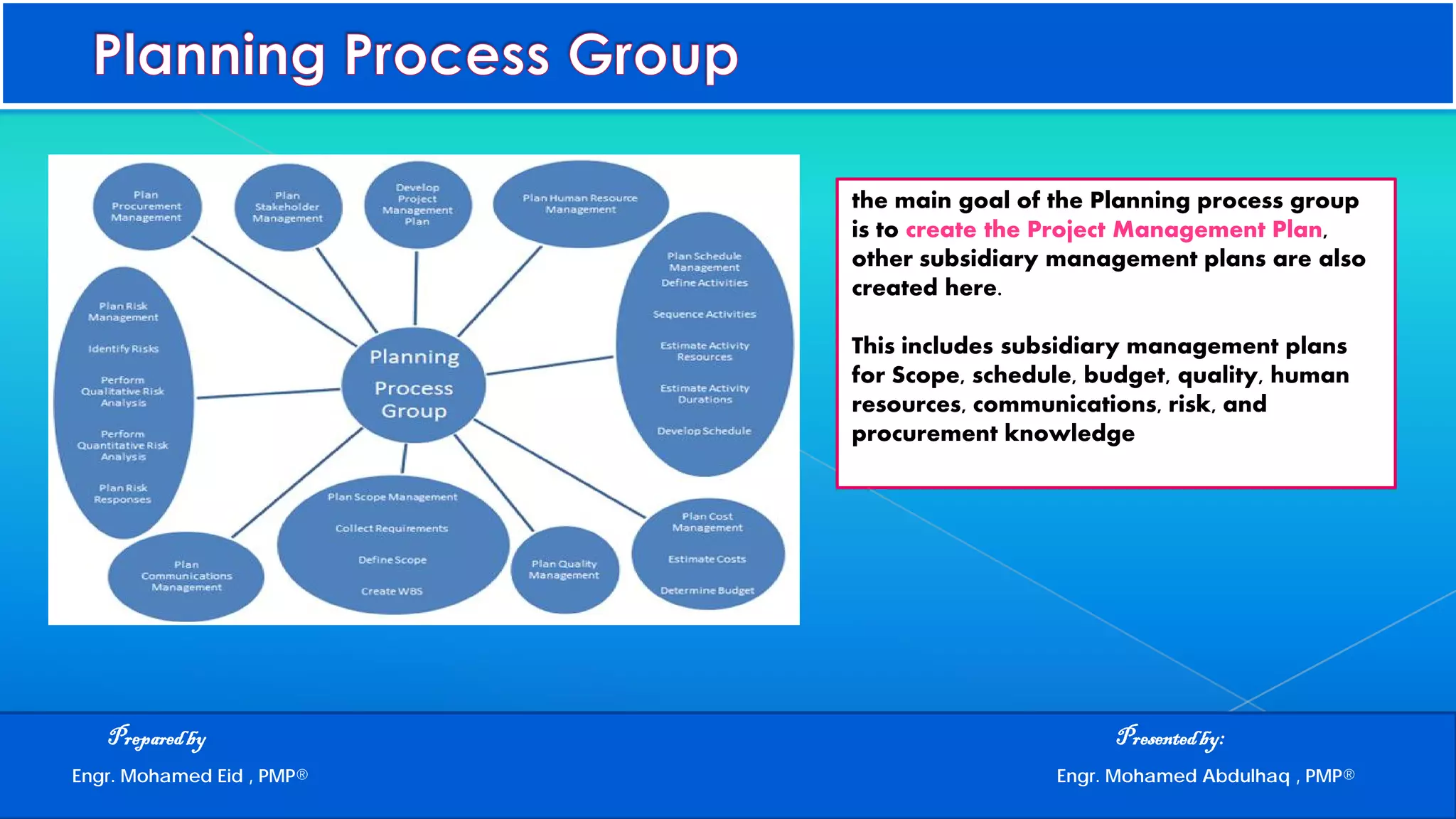 Project management frame work part 3 | PPT