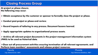Project management frame work part 3 | PPT