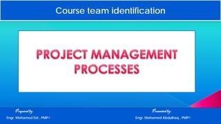 Project management frame work part 3 | PPT