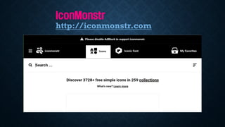 무료 파워포인트 ppt 아이콘사이트 | PDF