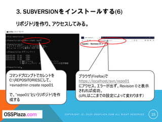 超簡単！Apache SubverisonをWindows Serverにインストール | PDF
