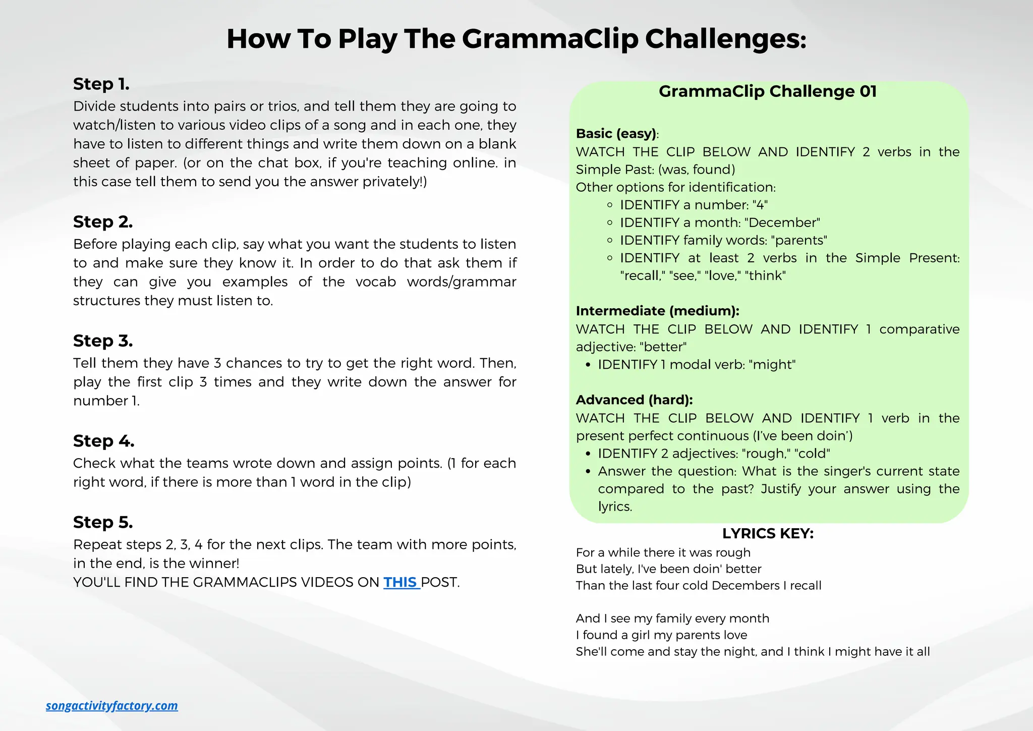 Benson Boone - Beautiful Things: Listening Song Activity For English Language Teaching | PDF