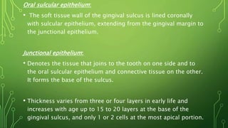 003.biology of periodontal tissues | PPTX