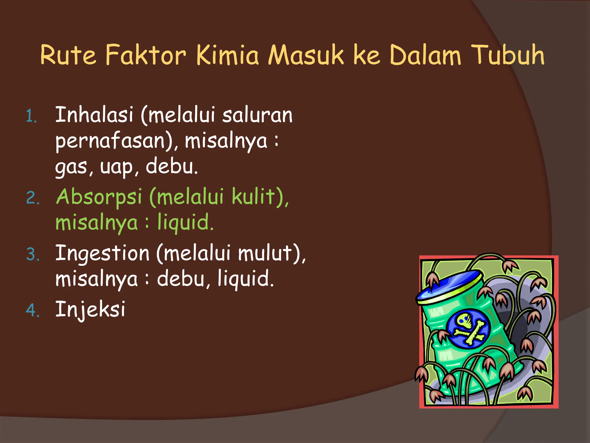 003. FAKTOR KIMIA.ppt MATERI TENTANG KESELAMATAN KERJA | PPT