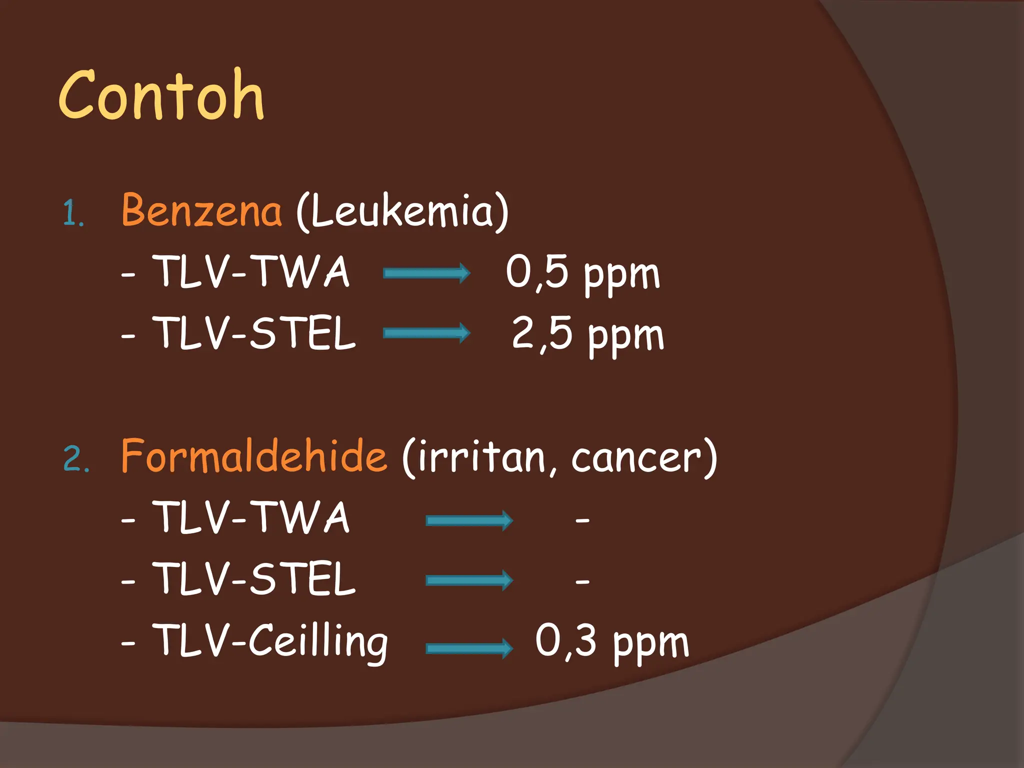 003. FAKTOR KIMIA.ppt MATERI TENTANG KESELAMATAN KERJA | PPT